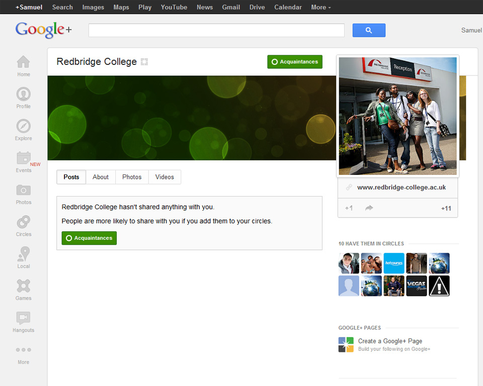 Redbridge College VLE and Learning Spaces - Colour My Learning
