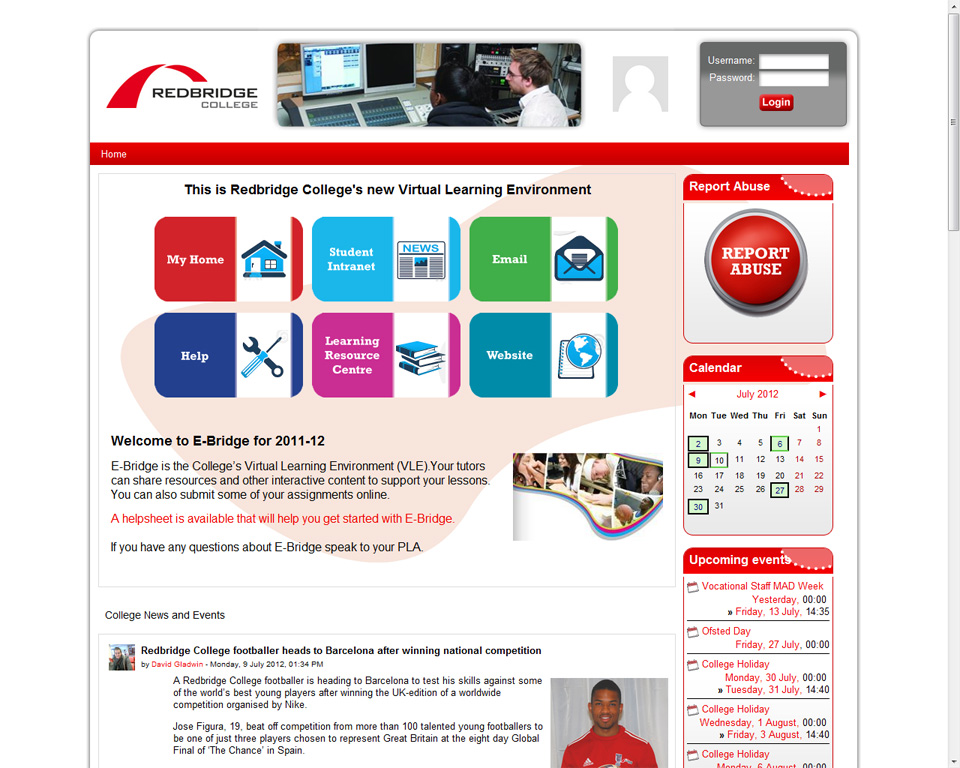 Redbridge College VLE and Learning Spaces - Colour My Learning