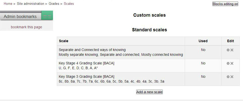 How to Create Custom Grading Scales in Moodle - Colour My Learning