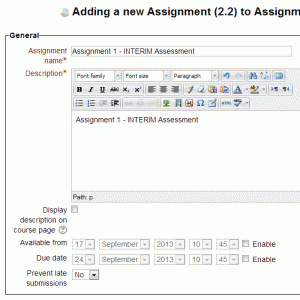 5 Things To Consider When Setting Up Moodle Assignments - Colour My ...