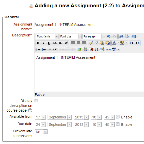 5 Things To Consider When Setting Up Moodle Assignments - Colour My Learning