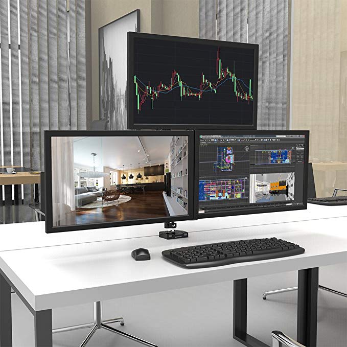 Best Multi Monitor Stands for 2, 3, 4, 5 or 6 LCD Displays: mounting ...