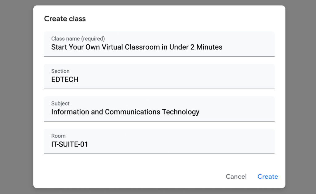 Start Your Own Virtual Classroom in Under 2 Minutes with Google ...