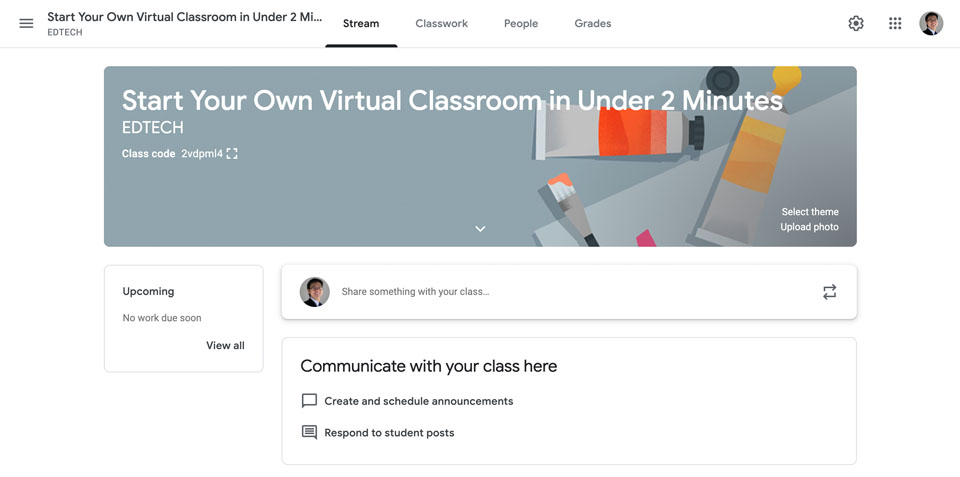 Start Your Own Virtual Classroom in Under 2 Minutes with Google ...