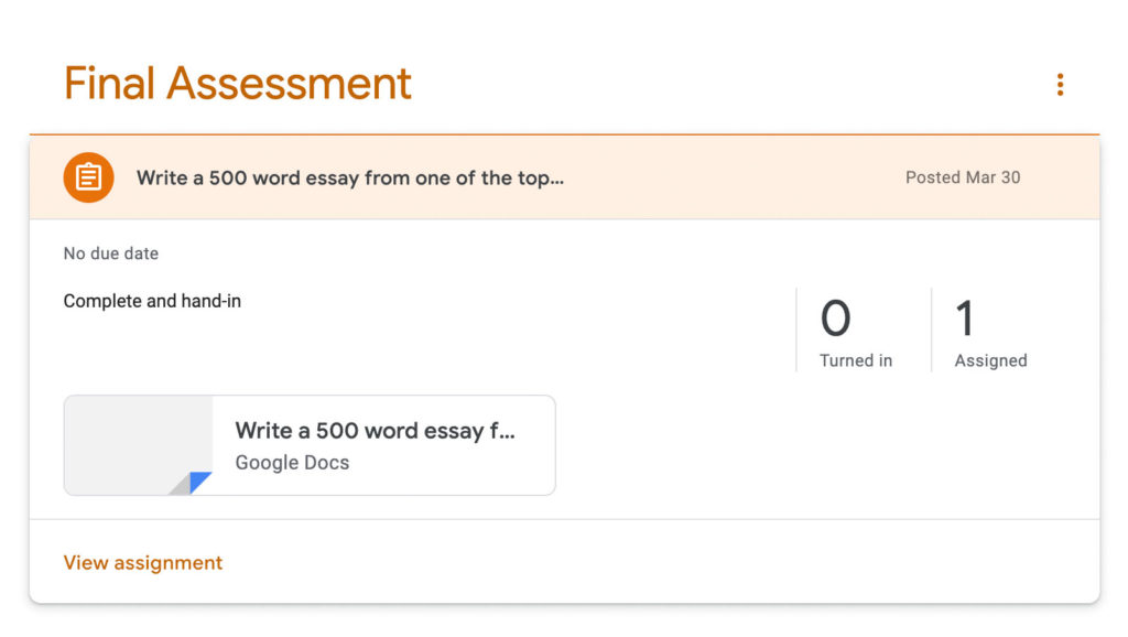 Google Classroom: When to Use the Different Assignments & How to Assign ...