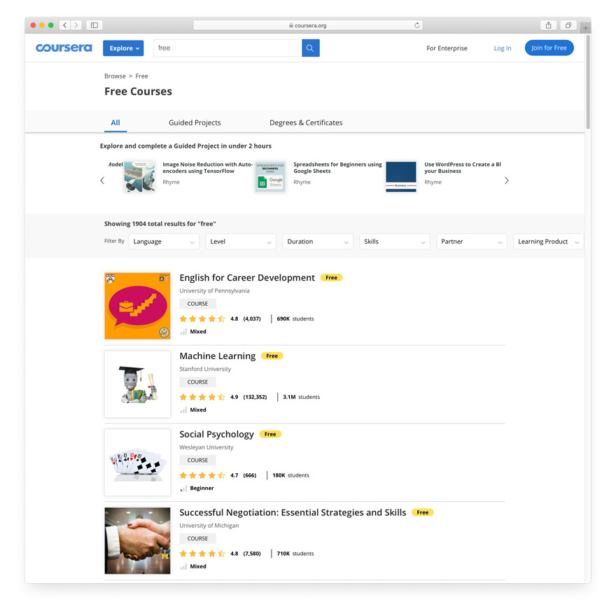 Top 12 Free Online Course Sites for online learning - Colour My Learning