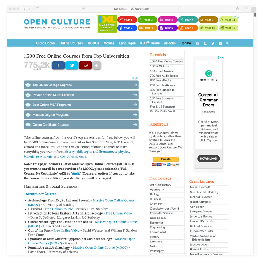 Top 12 Free Online Course Sites for online learning - Colour My Learning