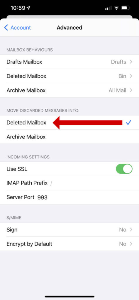 Set Swipe Left on Email to Delete in iPhone or iPad Mail App and Take ...