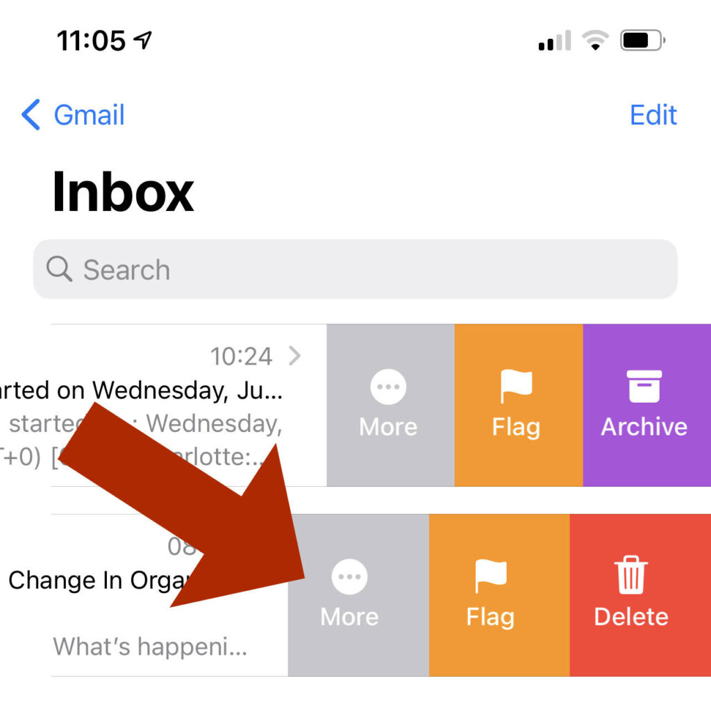 Set Swipe Left on Email to Delete in iPhone or iPad Mail App and Take ...
