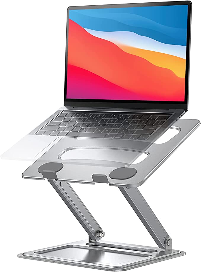 Best Height Adjustable Laptop Stands for the Desk - Colour My Learning