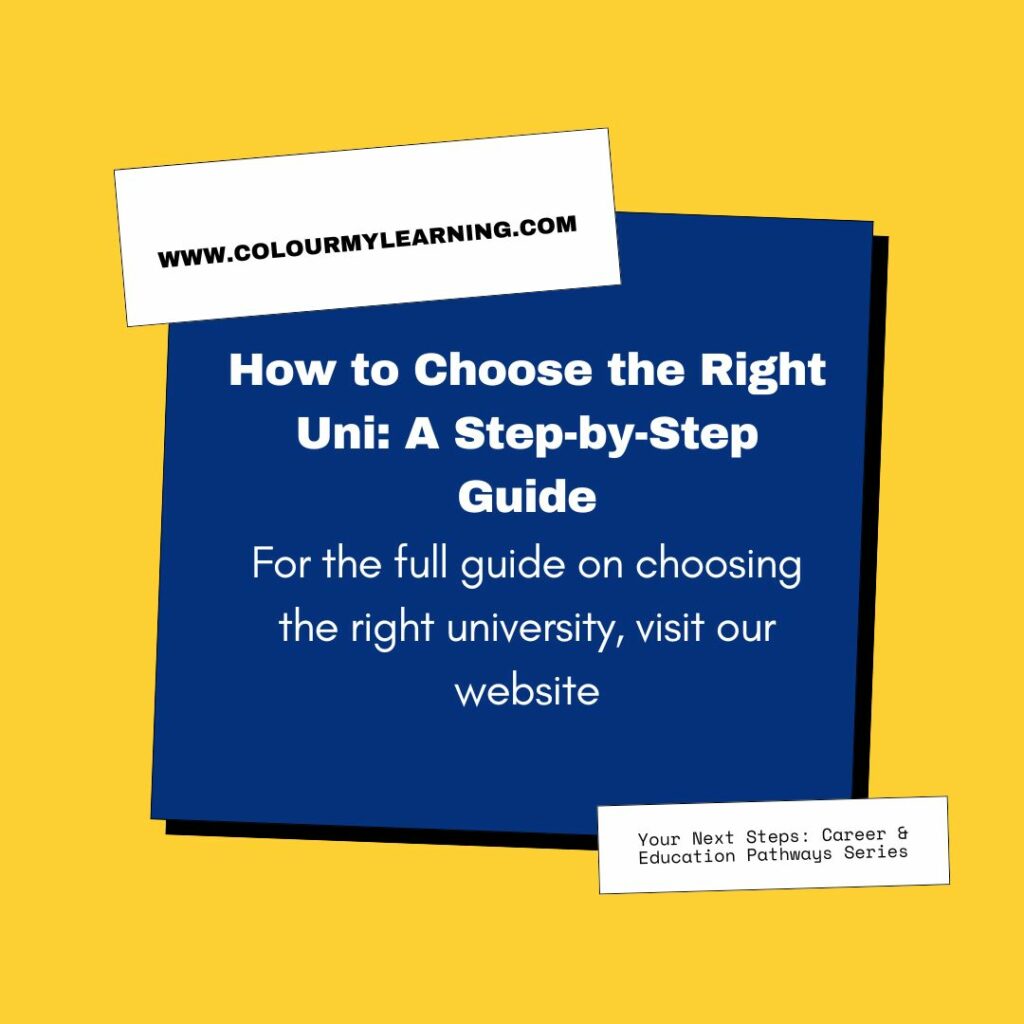 How to Choose the Right University: A Step-by-Step Guide - Colour My ...