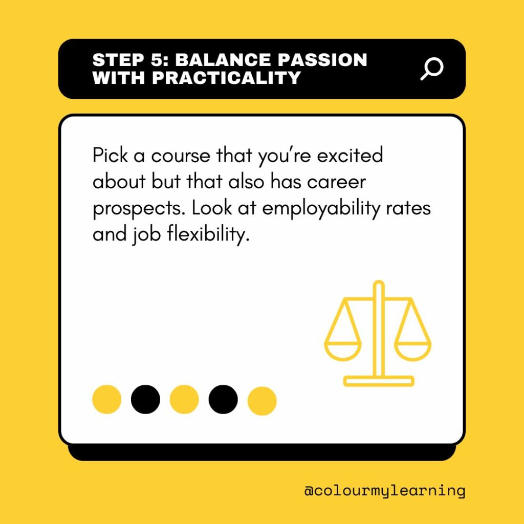 7 Key Steps to Choosing the Right Course at University - Colour My Learning